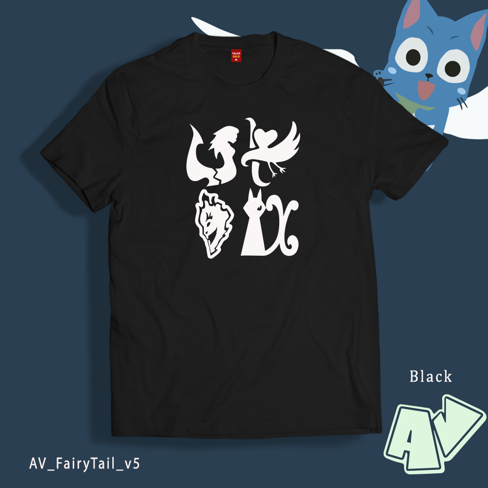 AV merch Fairy Tail tshirt FairyTail Magic Wizard Dragon Fictional ...