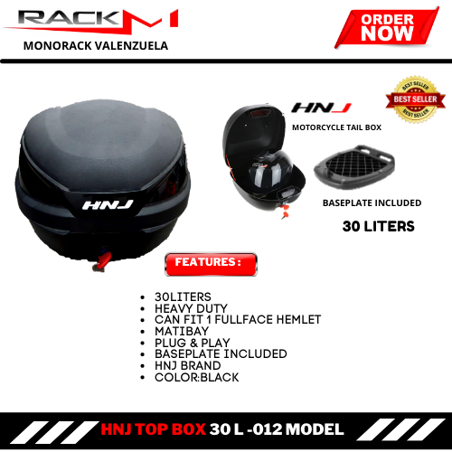 hnj topbox for motorcycle TOP BOX HNJ motorcycle topbox 30liters 012 ...