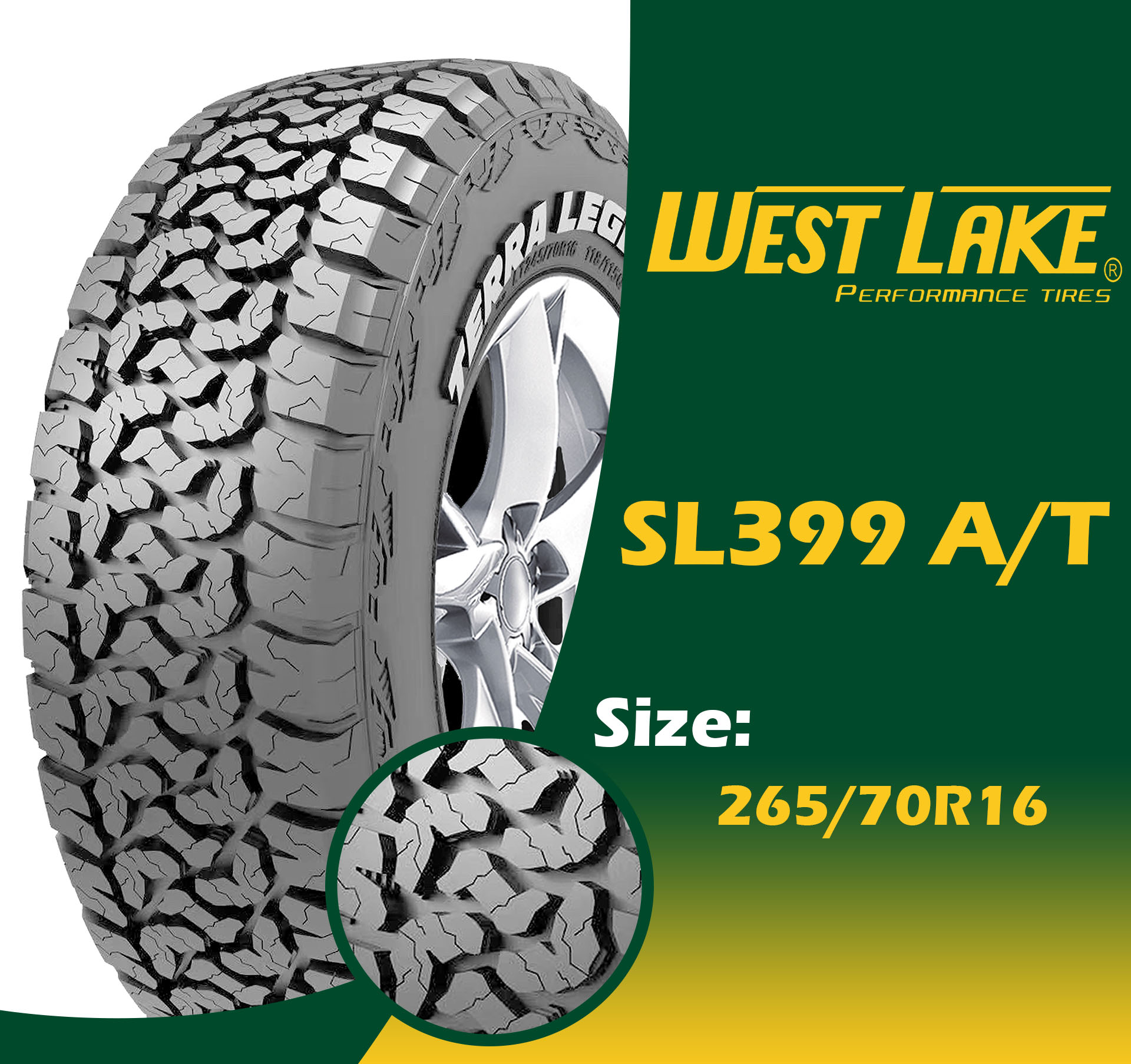 Westlake 265/70R16 SL399 A/T Tire | Lazada PH