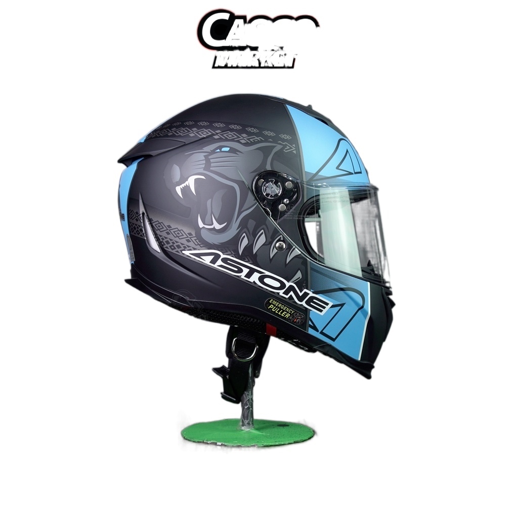 ASTONE GTB800 DUAL VISOR FULL FACE HELMET mio cover led headlight ...