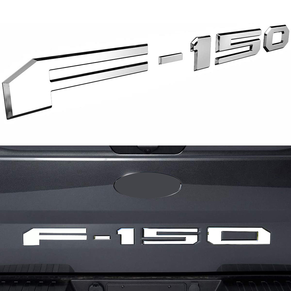 Built-in Font Tailgate Badge Emblem Sticker 3D Car Tuning For Ford F150 ...