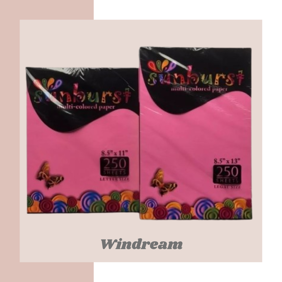 Sunburst Multi Color Paper 250 Sheets ( Assorted Color ) | Lazada PH