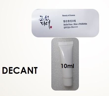 Beauty of Joseon Relief Sun Rice Probiotics DECANT 5ml & 10ml | Lazada PH