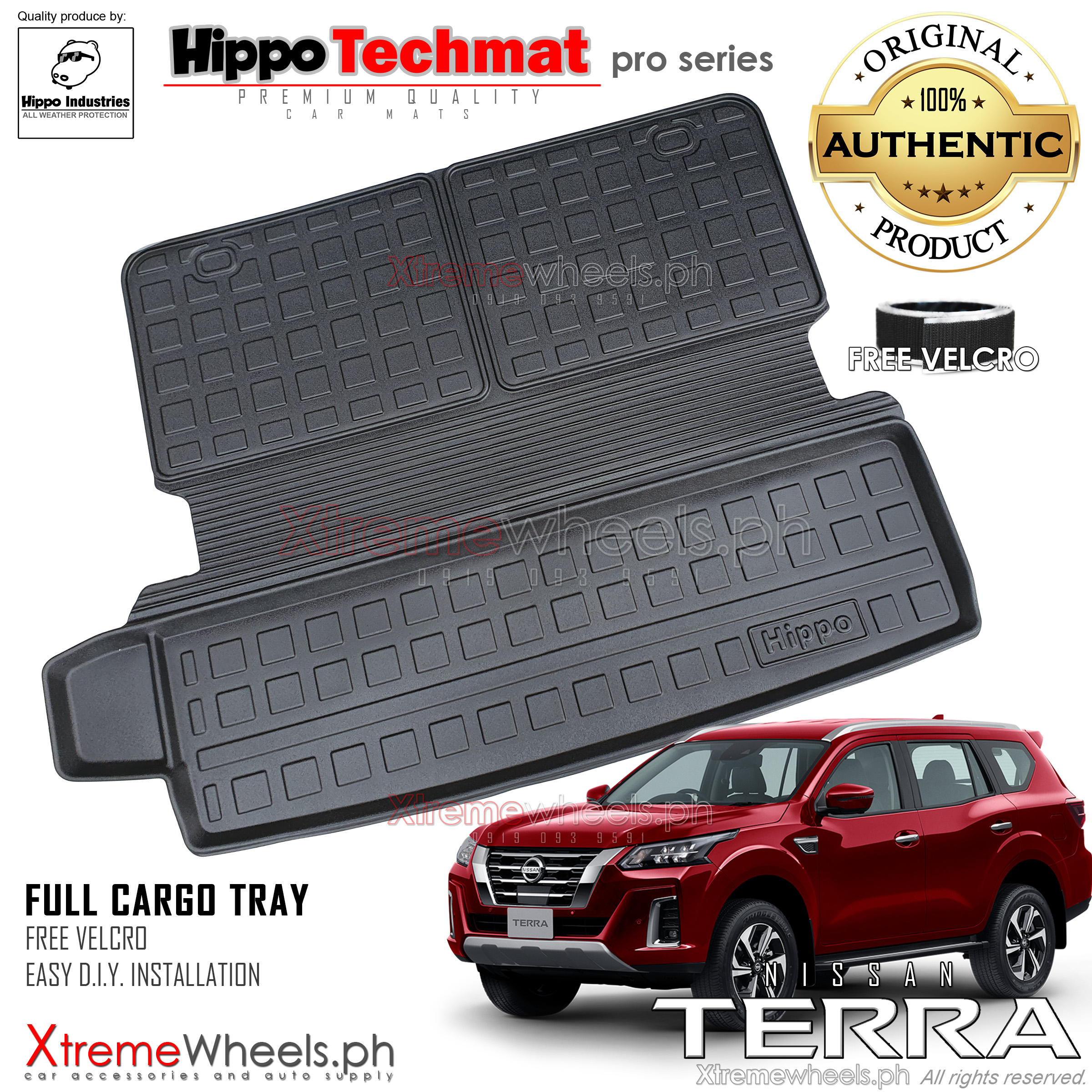 Nissan Terra VL EL VE Sport 2019 - 2024 Pro Serries Bendable Full Cargo / Trunk Tray Only ...