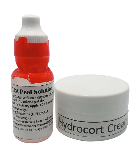 TCA Skin Peeling Solution 50% 20ml and hydrocort cream | Lazada PH