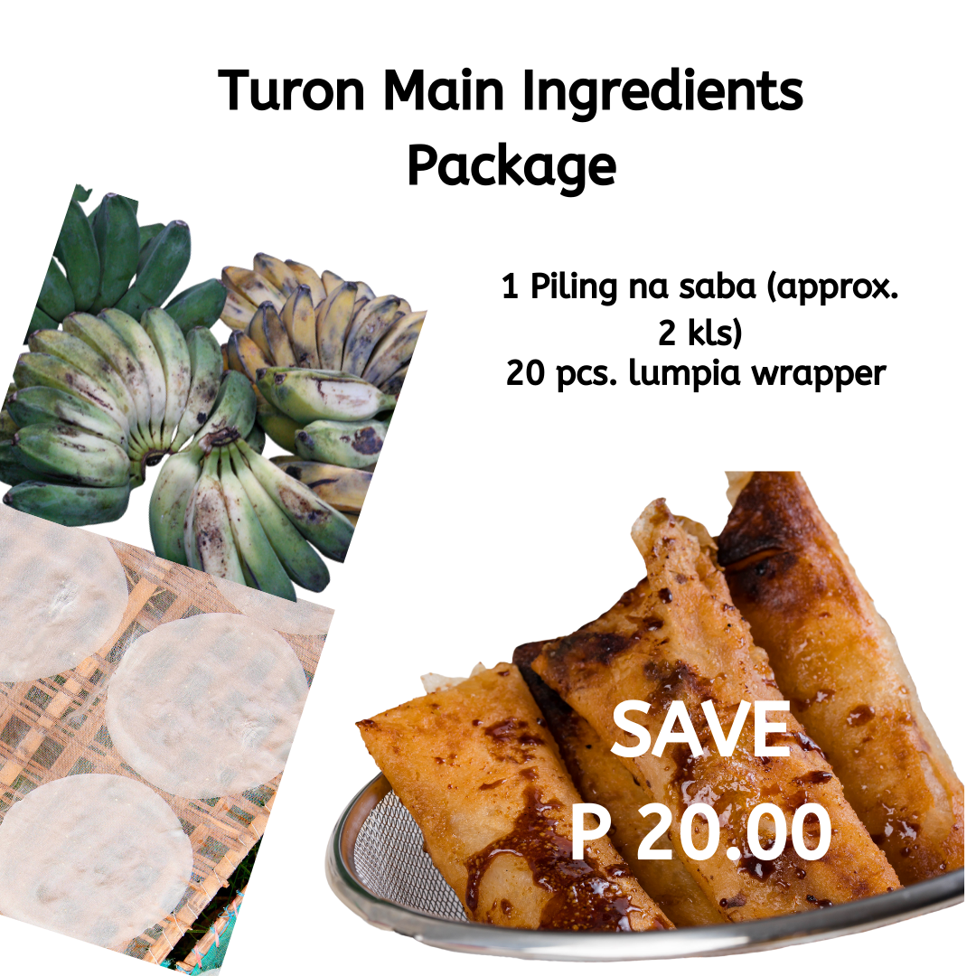 Farm Fresh Village Lumpiang Turon Main Ingredients (saba and lumpia ...