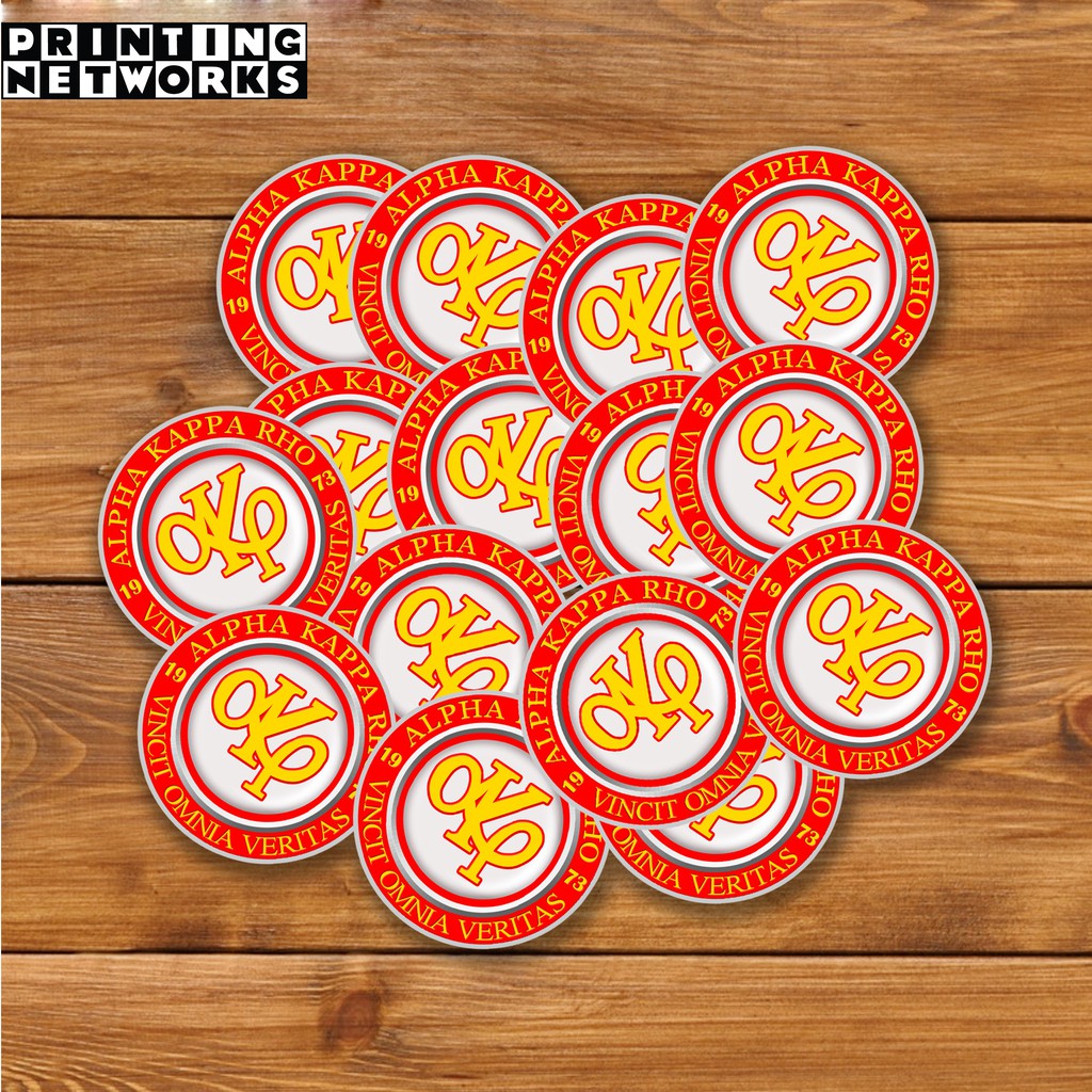 Alpha Kappa Rho Sticker Decals 20pcs easy to use | Lazada PH