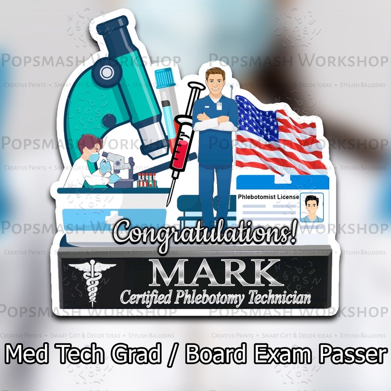 Doctor Nurse Pharmacist Med Tech Phlebotomist Cake Topper Decor | Lazada PH