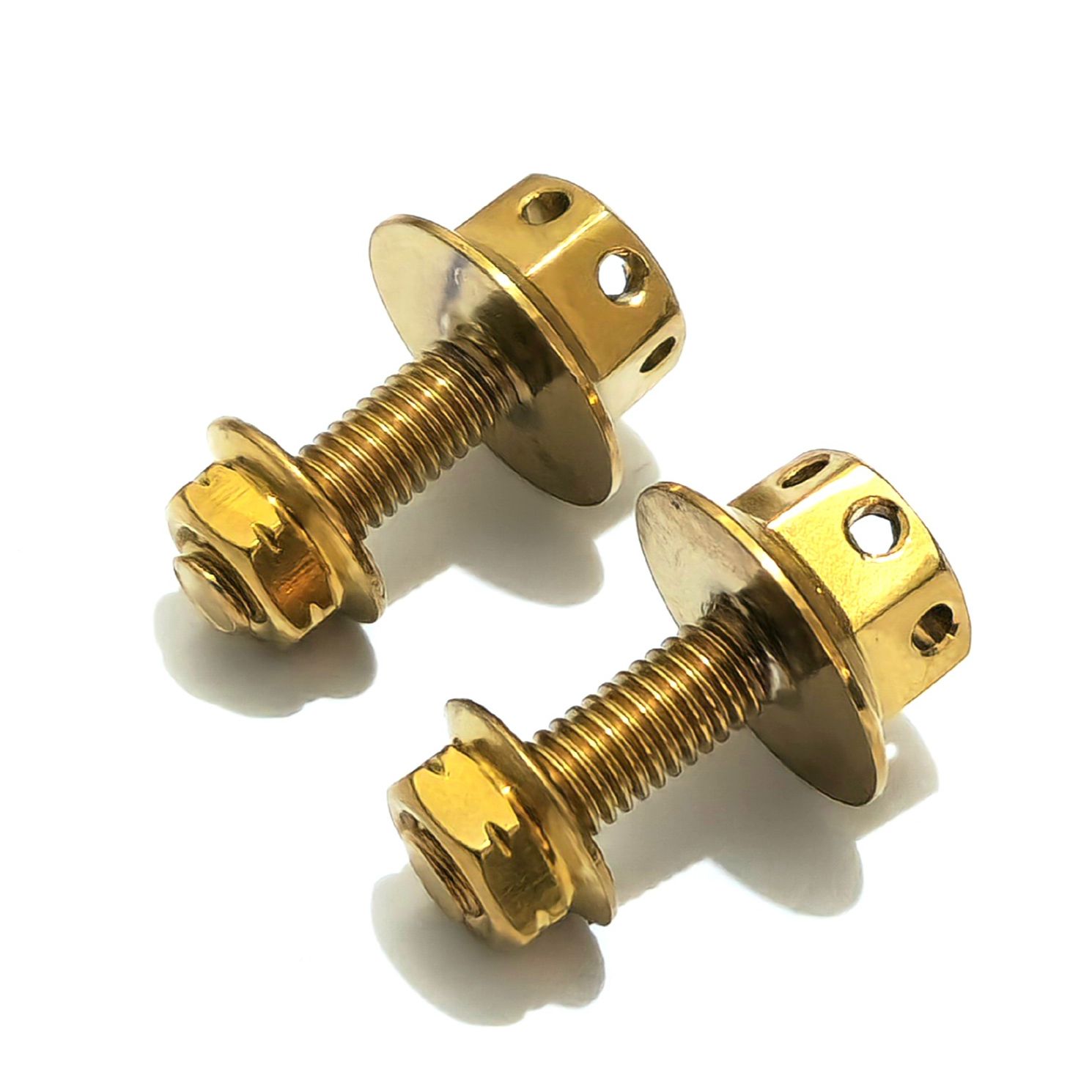 HENG White Gold License Plate Number Attachment Bolts and Nuts ...