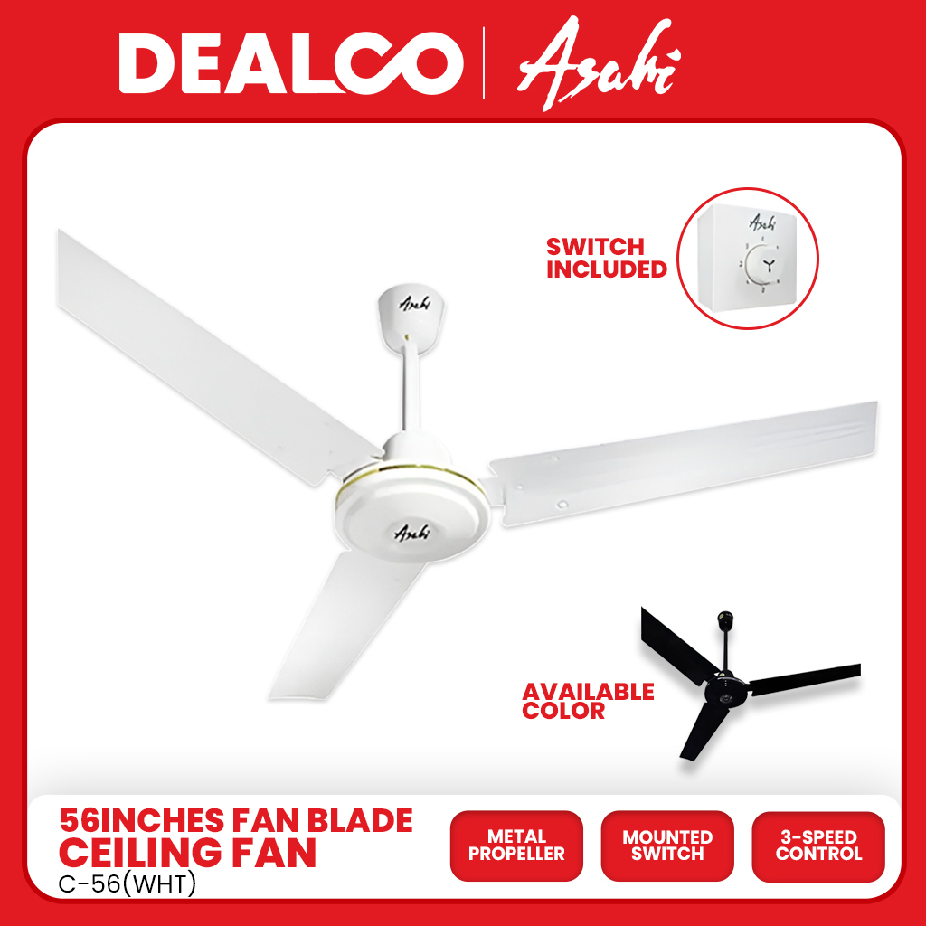 Horizontal Shaft Ceiling Fan | Shelly Lighting