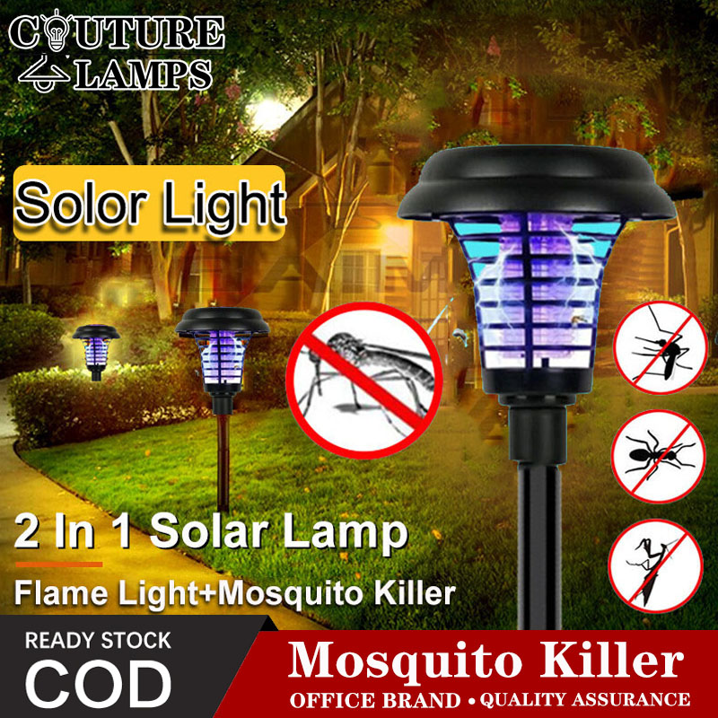 [Local Stock] IP67 Solar Light Mosquito Killer Lamp Solar Pest Killer ...