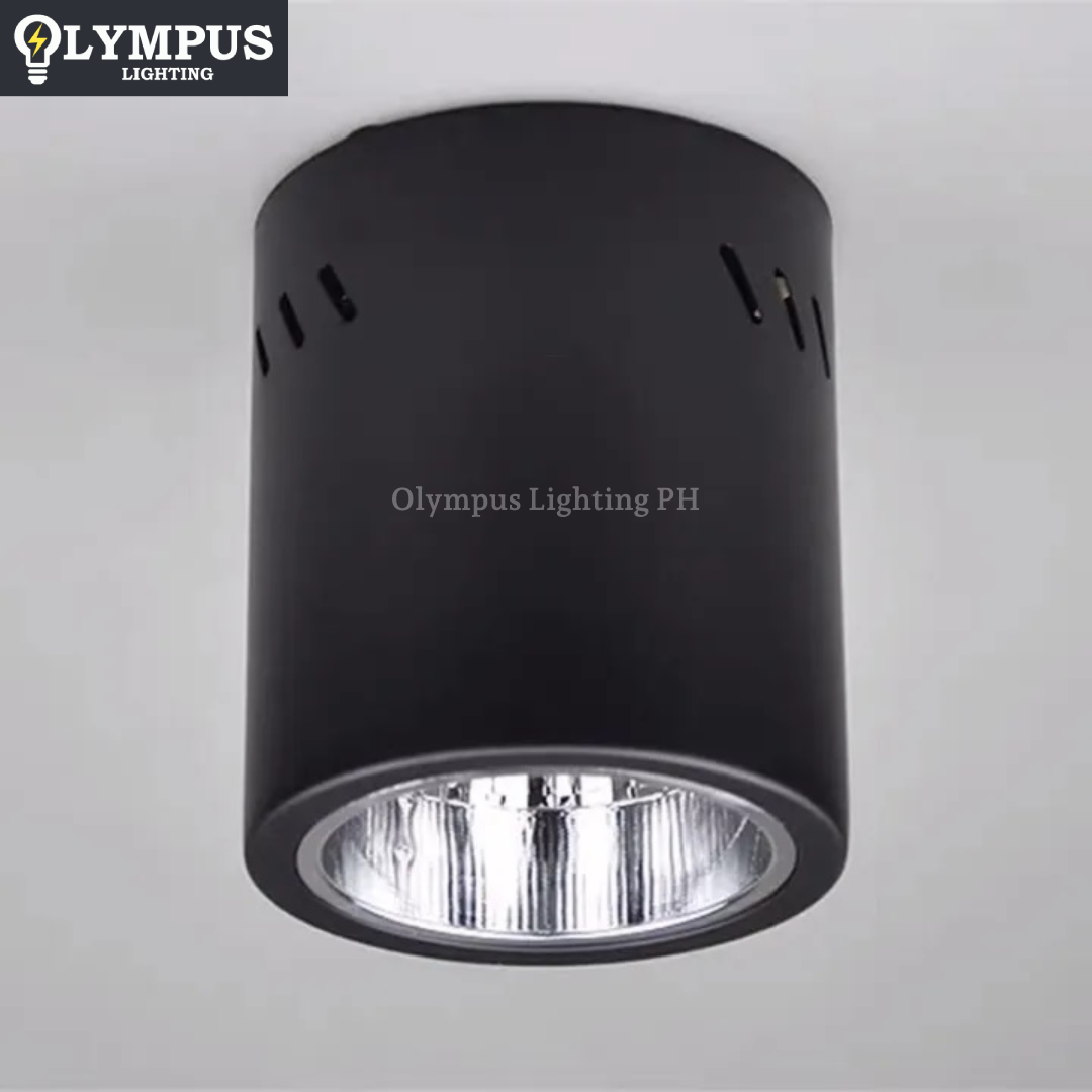 Olympus Surface Mounted Pinlight Downlight Housing Round E27 Socket ...