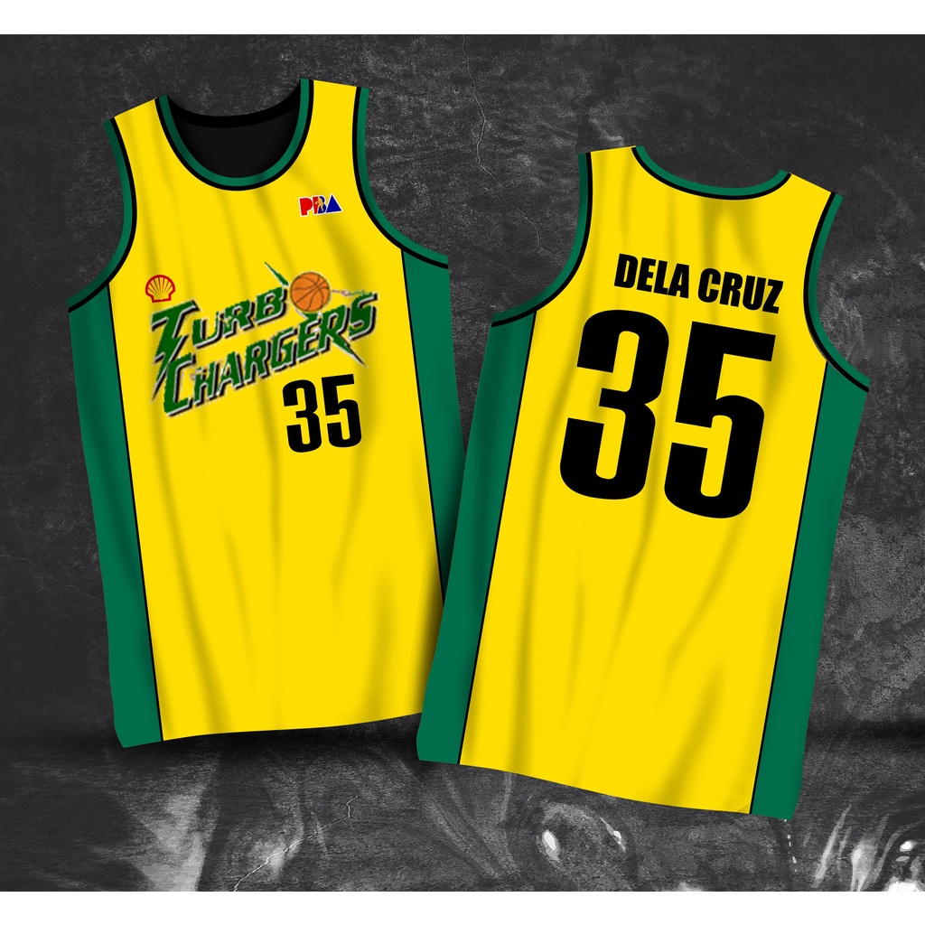 PBA JERSEY TONY DELA CRUZ SHELL TURBO CHARGERS BASKETBALL JERSEY | FULL ...