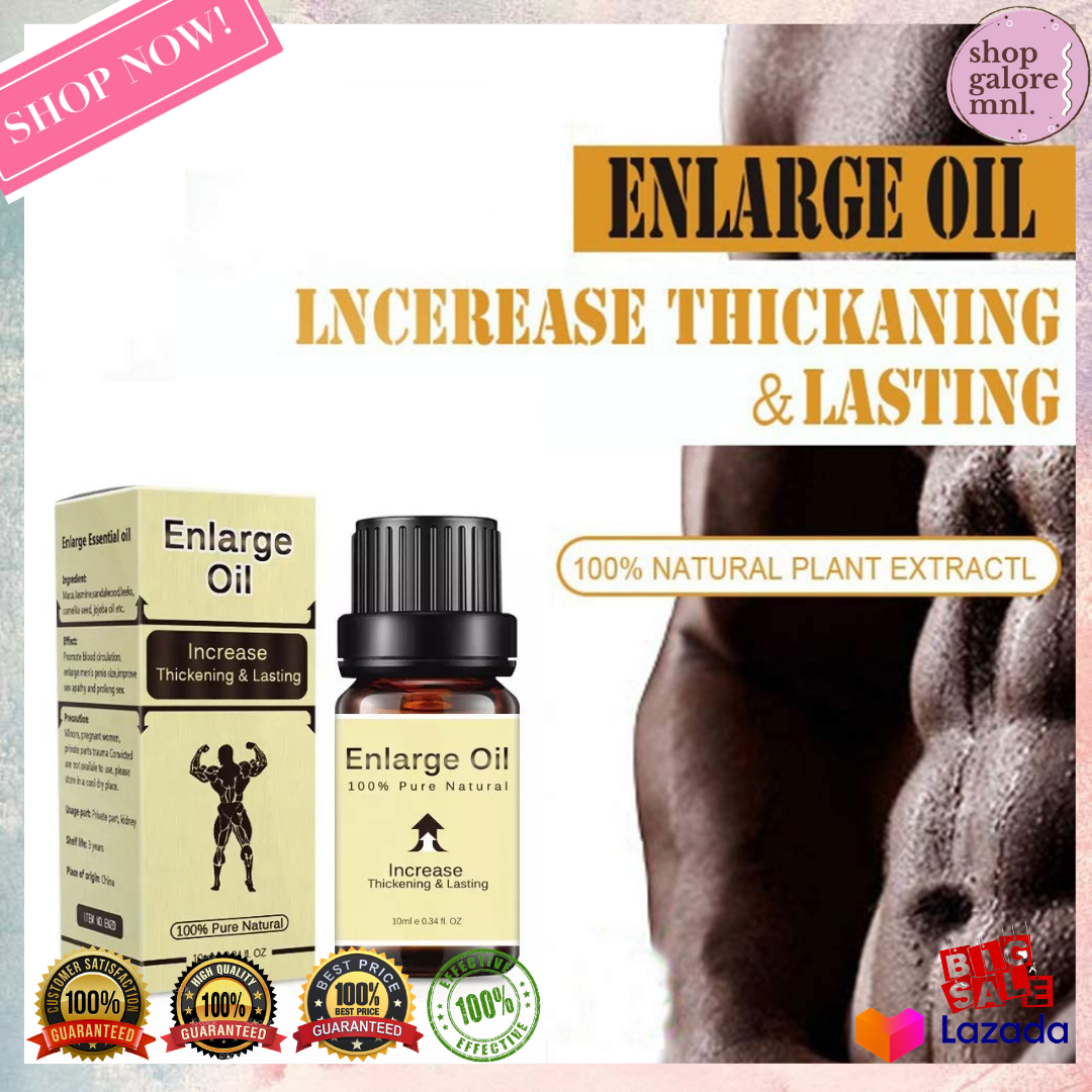 Enlarge OIL 100% Natural Herbal Enlargement Essential Oil Man Erection ...