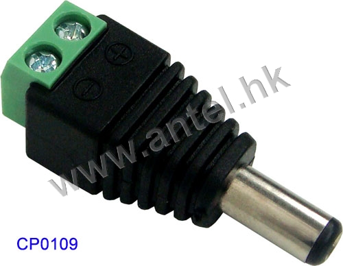 5PCS DC Power Screw Terminal Plug OR Jack 5.5 x 2.1mm 12V DC Male ...