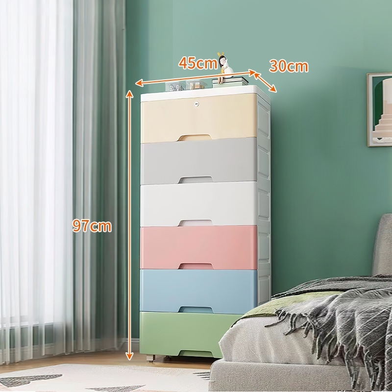 SALVO 36cm wide Grey drawer cabinet for clothesclothes cabinet durabox ...