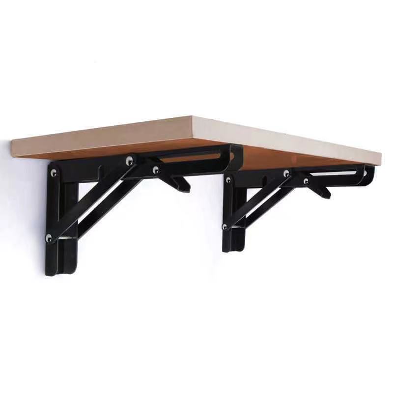 Triangle Folding Angle Bracket 2pc Pack 8-20 Inch black Triangle Corner ...