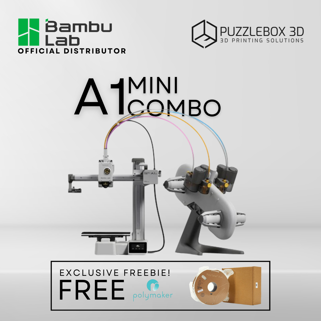 Bambu Lab A1 Mini and A1 Mini Combo 3D Printer allows 4-Color with AMS ...
