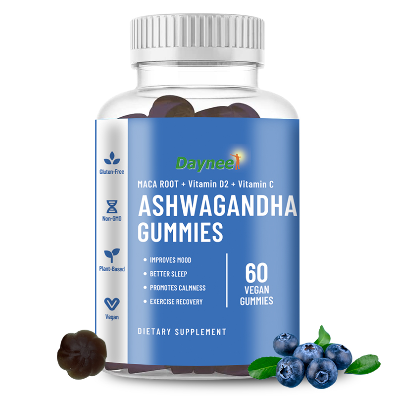 Daynee Ashwagandha Gummies Sleep Supplement Relieve Stress & Anxiety ...