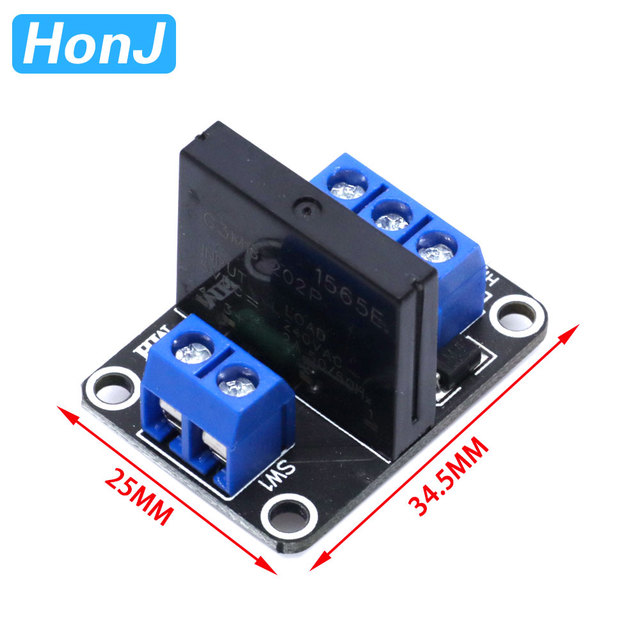 Relay Module Solid State High Level 5V 12V 24V DC 1 2 4 8 Channel SSR ...