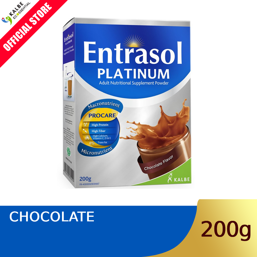 Entrasol Platinum Milk For Adult - Chocolate 200g | Lazada PH