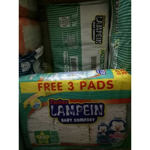 washable diapers cloth diaper Twins Lampien Medium 60+3 pcs | Lazada PH