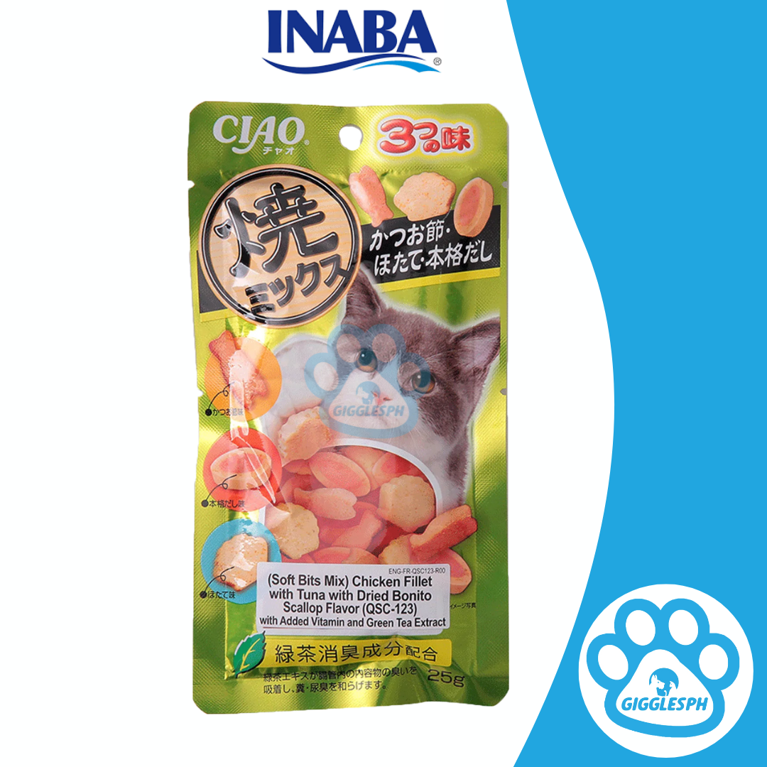INABA Soft Bits Cat Treats 25g | Lazada PH