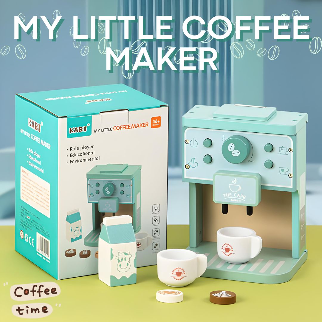 KABI My Little Coffee Maker for Kids Cooking Pretend Play by WISHLAND ...