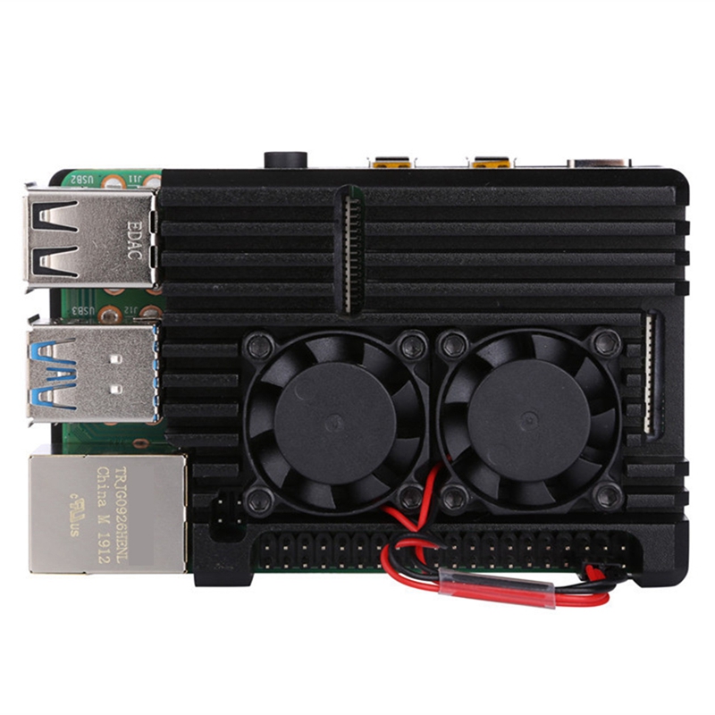 【Ready Stock&COD】for Raspberry Pi 4 4B Raspberry Pi Case with Dual ...