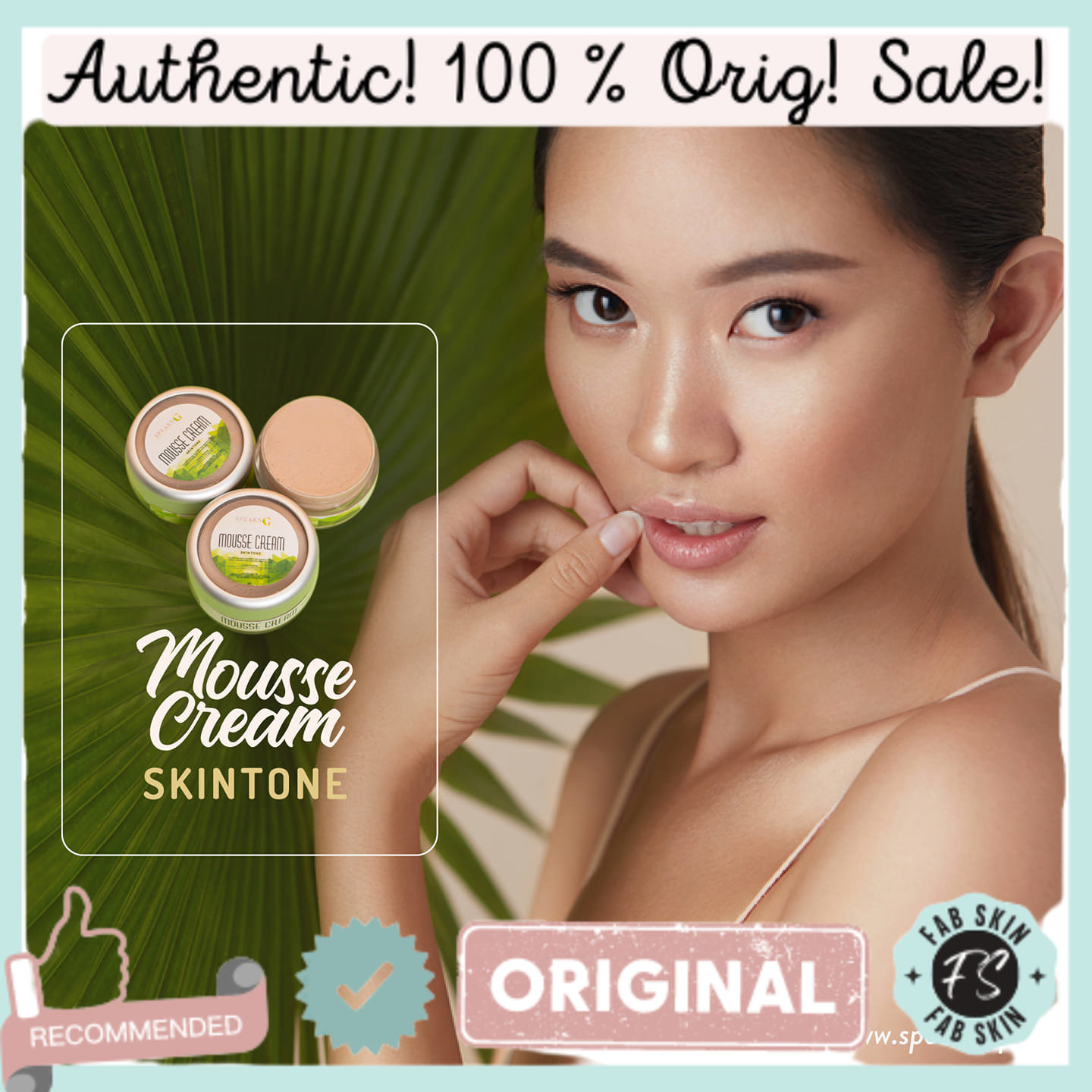 Skin Magical Mousse Cream Foundation Skin Tone Pink Speaks G Foundation ...