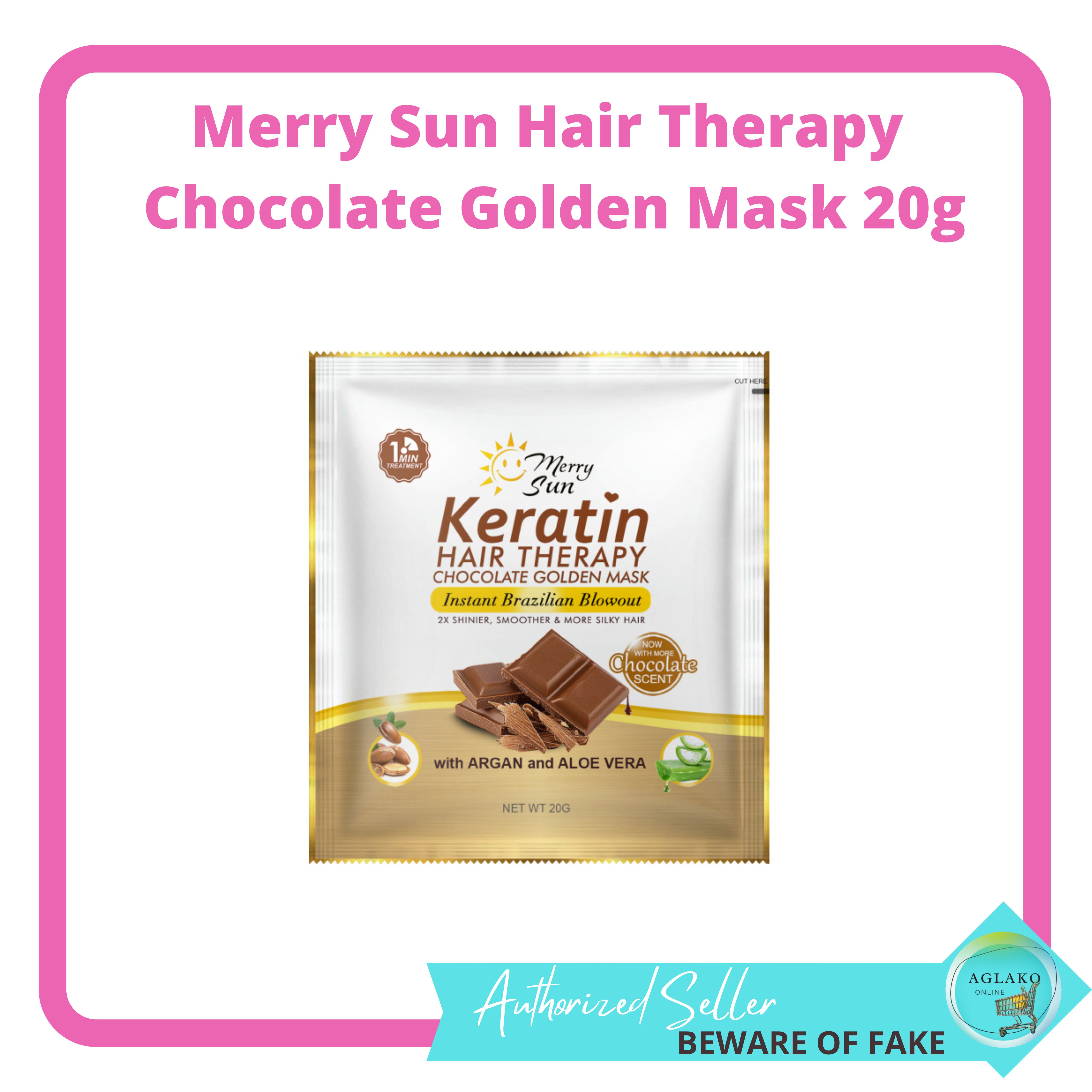 Merry Sun Keratin Hair Therapy Chocolate Golden Mask | Merry Sun ...