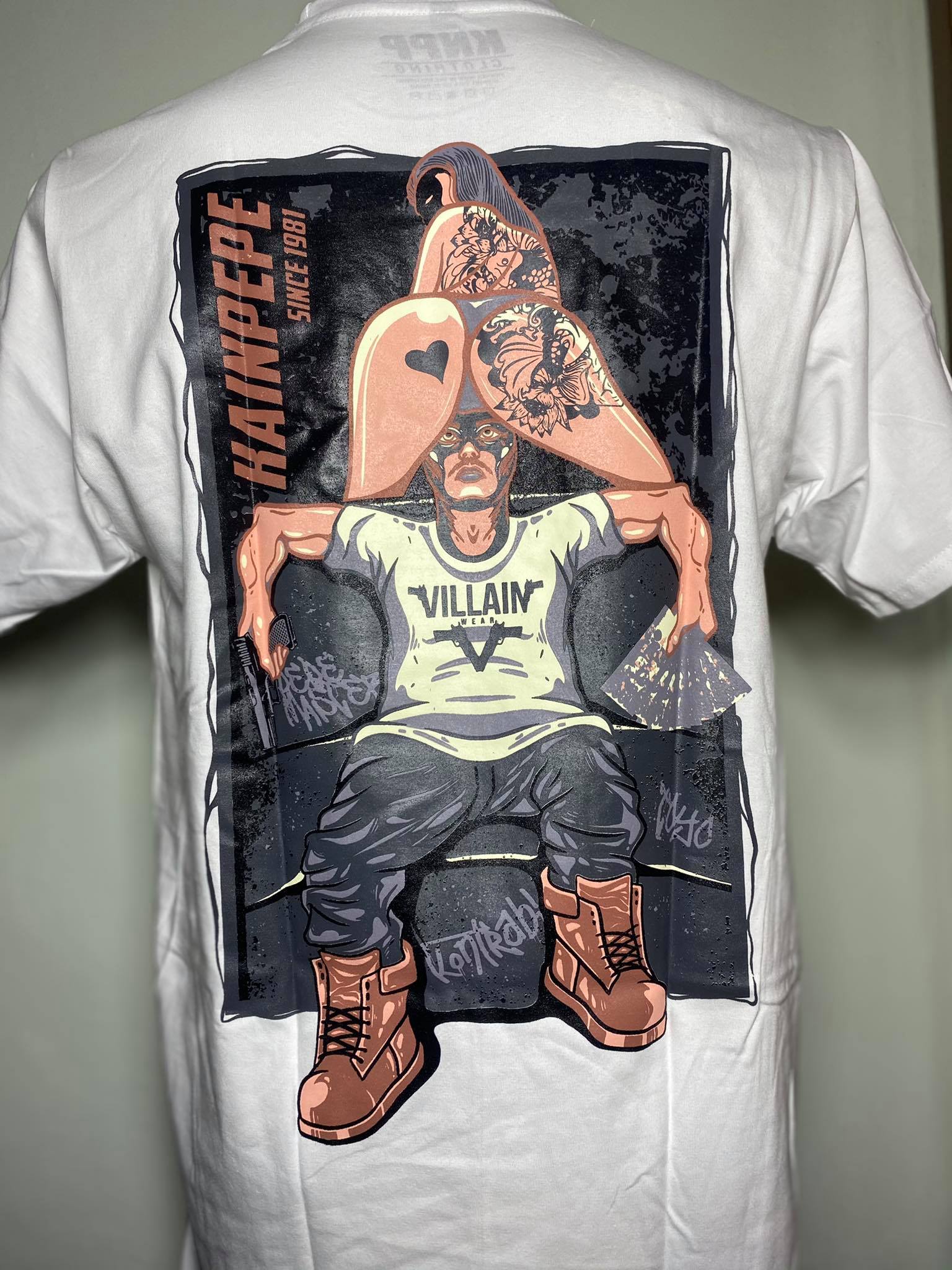 KNPP ( Villain ) tees kainpepe kain pepe clothing local shirt printed ...