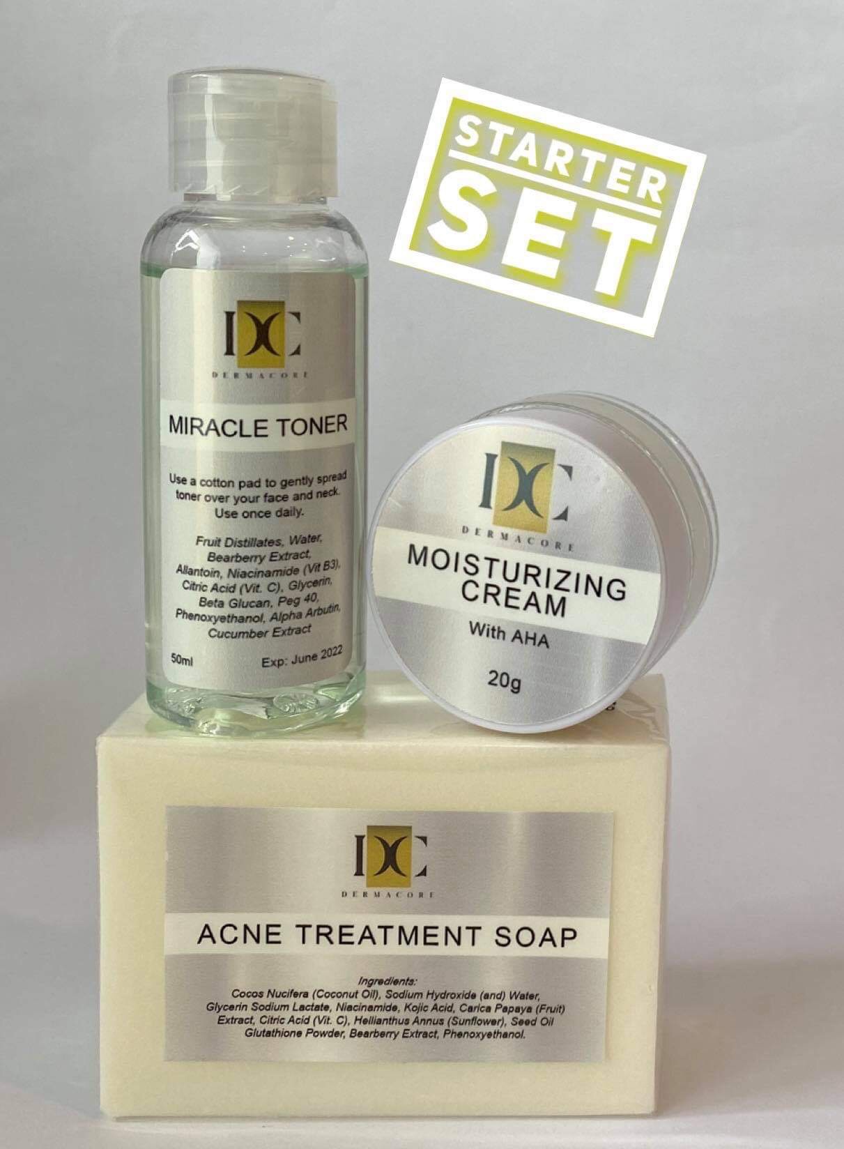 STARTER GLOWING SET (DERMACORE) | Lazada PH