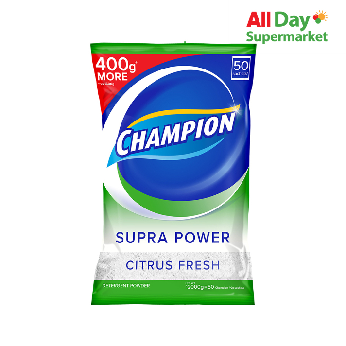 Champion Laundry Powder Citrus Fresh 2Kg | Lazada PH