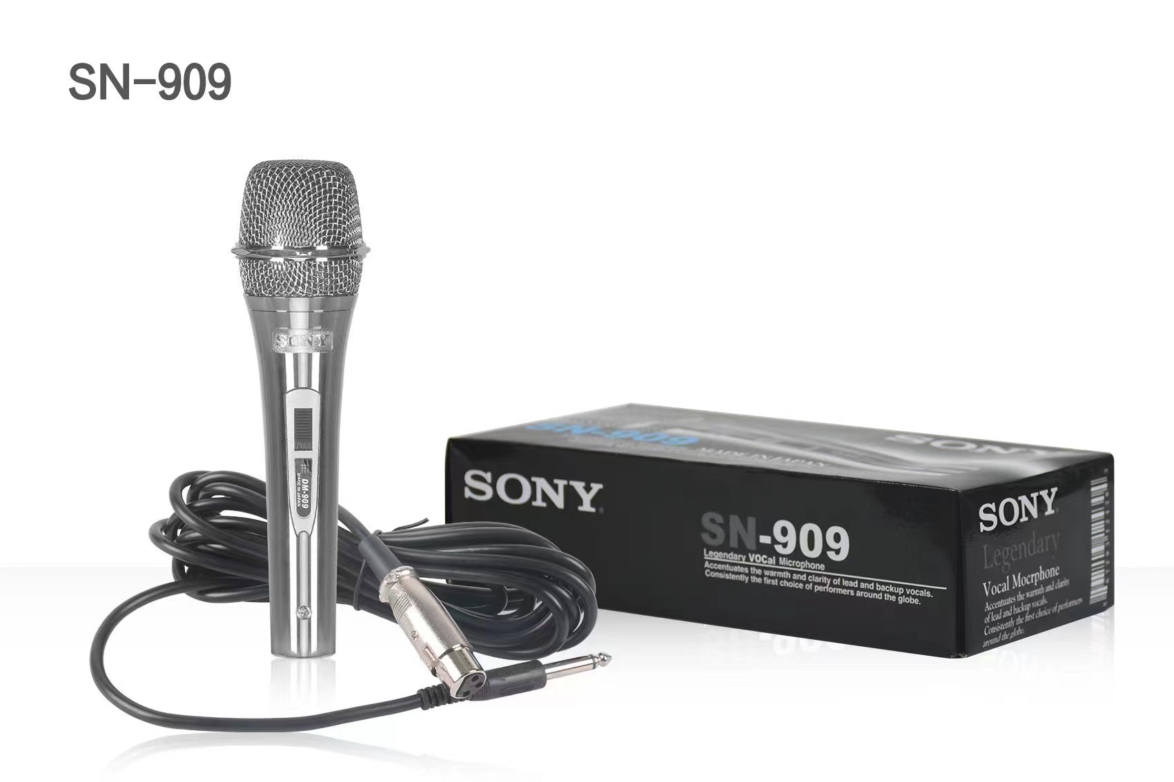 SONY PROFESSIONAL Dynamic Microphone Heavy Duty Wired Microphone SN-909 ...