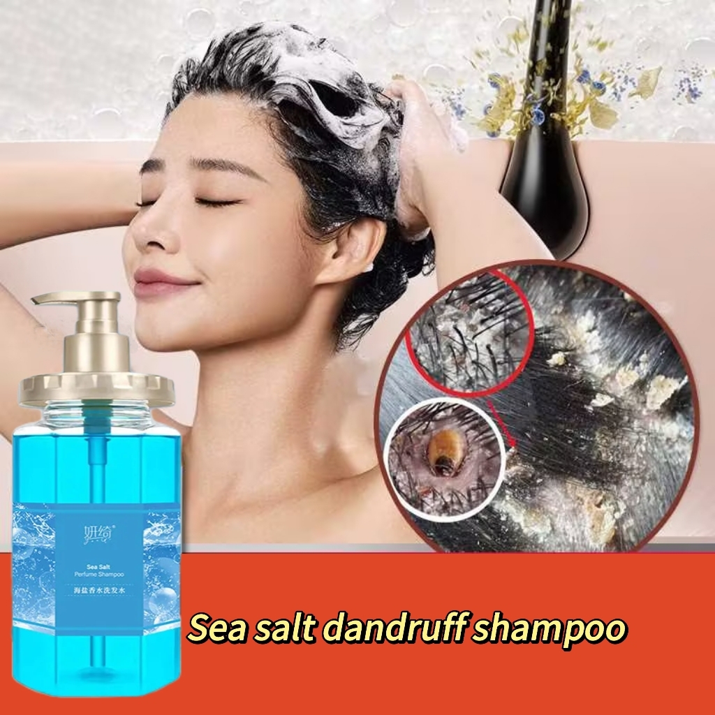 Sea Salt Anti-Dandruff Shampoo Deep cleaning, get rid of dandruff, anti ...