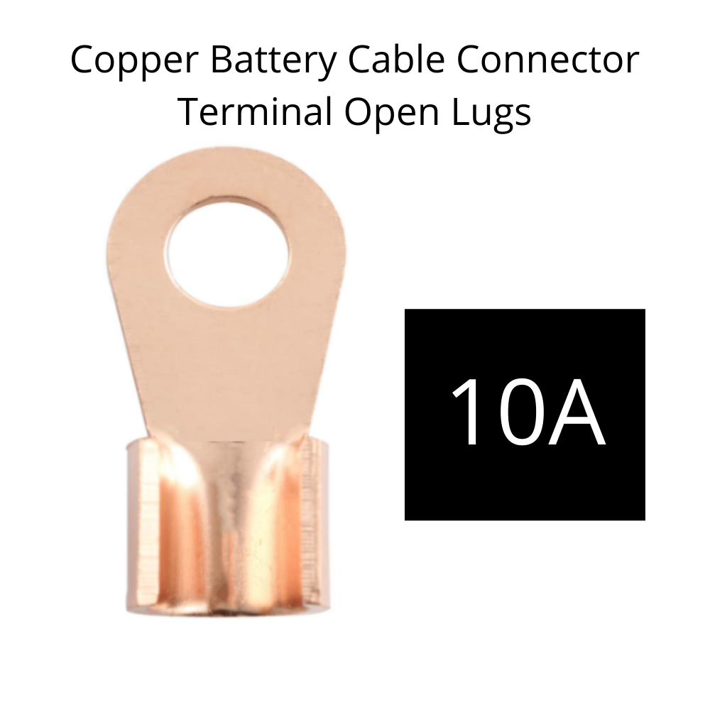 BRT: 5 PCS battery lug terminal Copper Open Lugs Wire Terminals OT ...