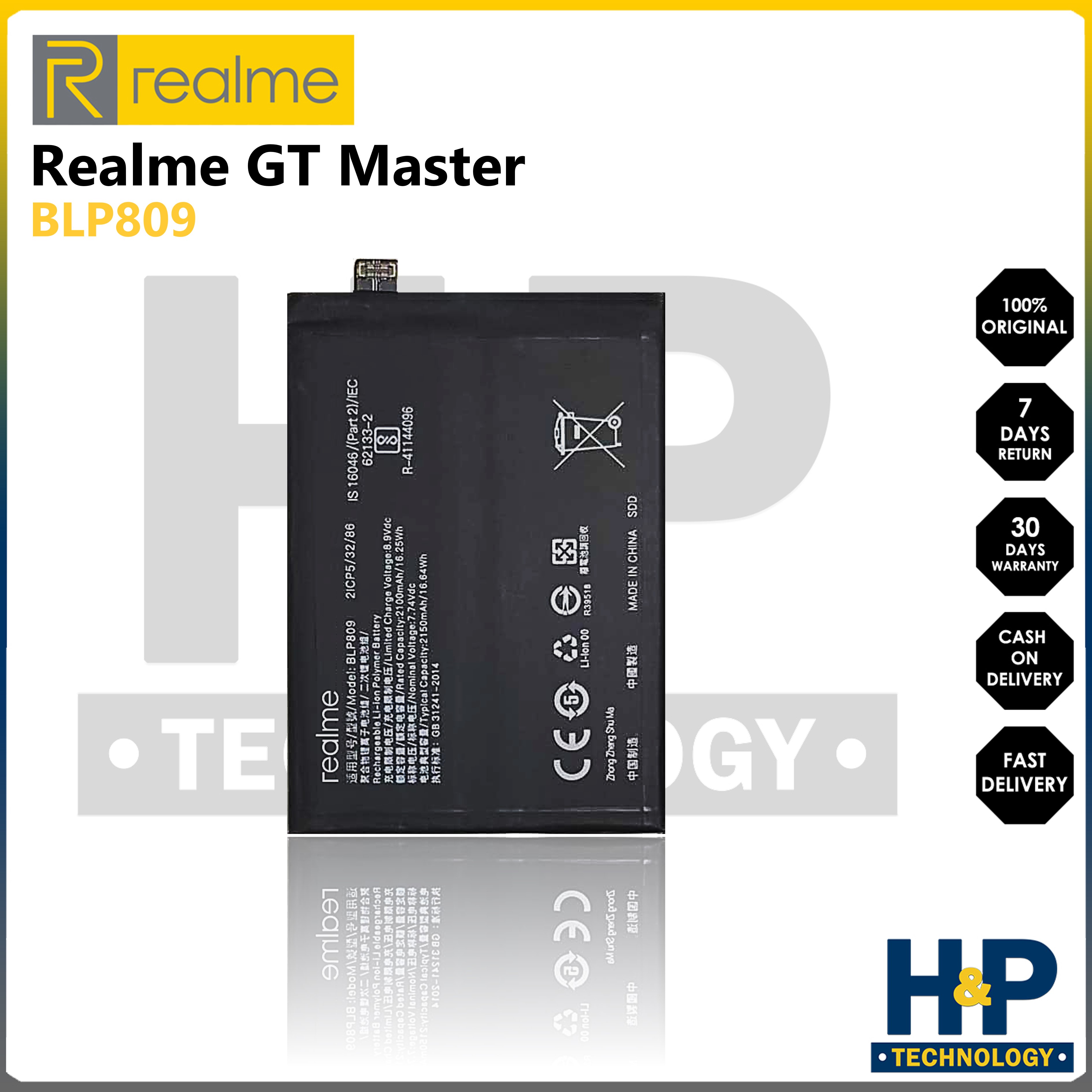BLP809 Battery for Realme GT Master | Lazada PH