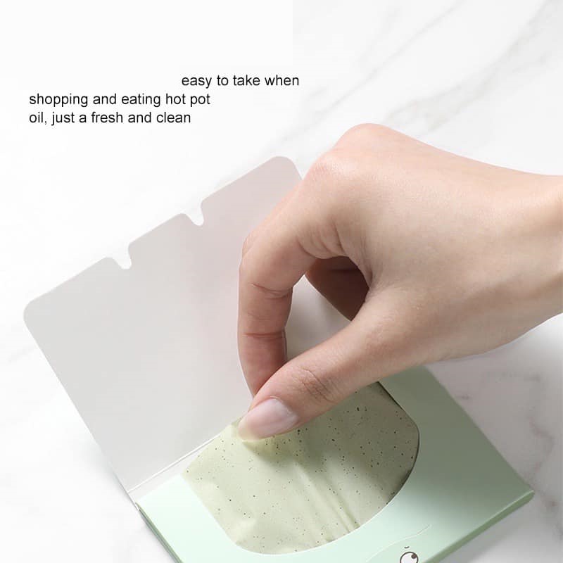 Easy Shop 100 Pieces Oil Absorbing Paper Oil Absorbing Paper Surface ...