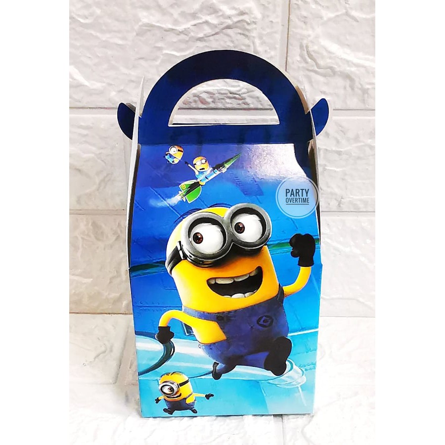 6 pcs Minions Design Gift Box Birthday Party Favors Giveaways | Lazada PH