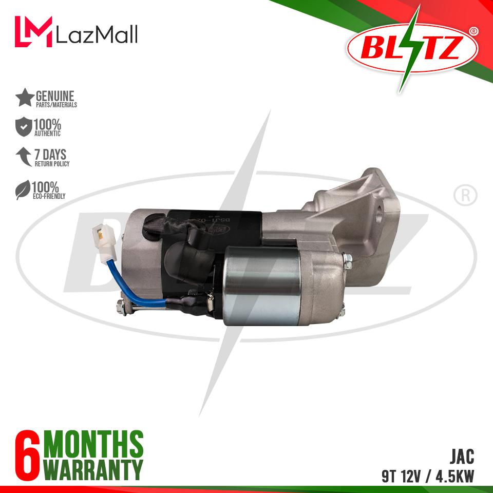 BLITZ STARTER ASSEMBLY JAC 9T 12V / 4.5KW 6 MONTHS WARRANTY | Lazada PH
