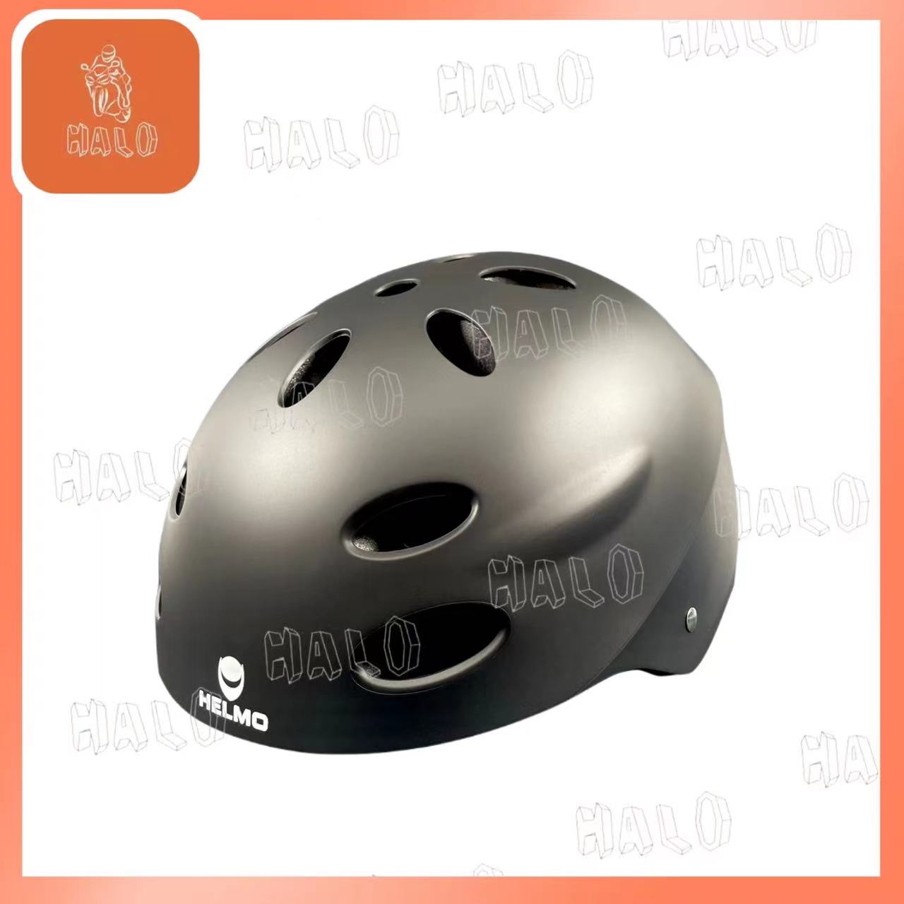 [HALO MOTOR] MOTORCYCLE HELMO NUTSHELL HELMET 108 ADJUSTABLE | Lazada PH