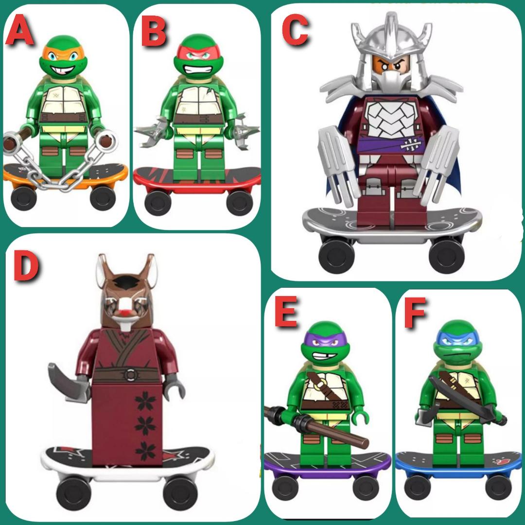 Teenage Mutant Ninja Turtles Alternative Minifigure (set of 6) | Lazada PH