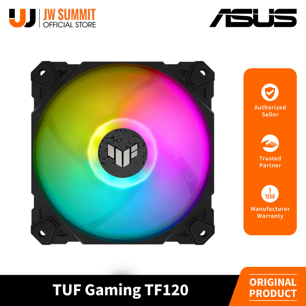 Asus TUF TF120 ARGB Aura Sync Gaming Chassis Cooling Fan | Lazada PH