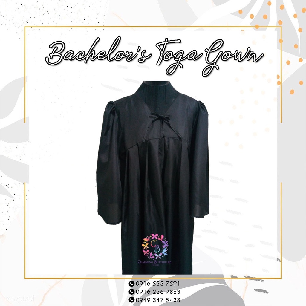 GRADUATION TOGA GOWN (ACADEMIC GOWN) ON HAND | Lazada PH