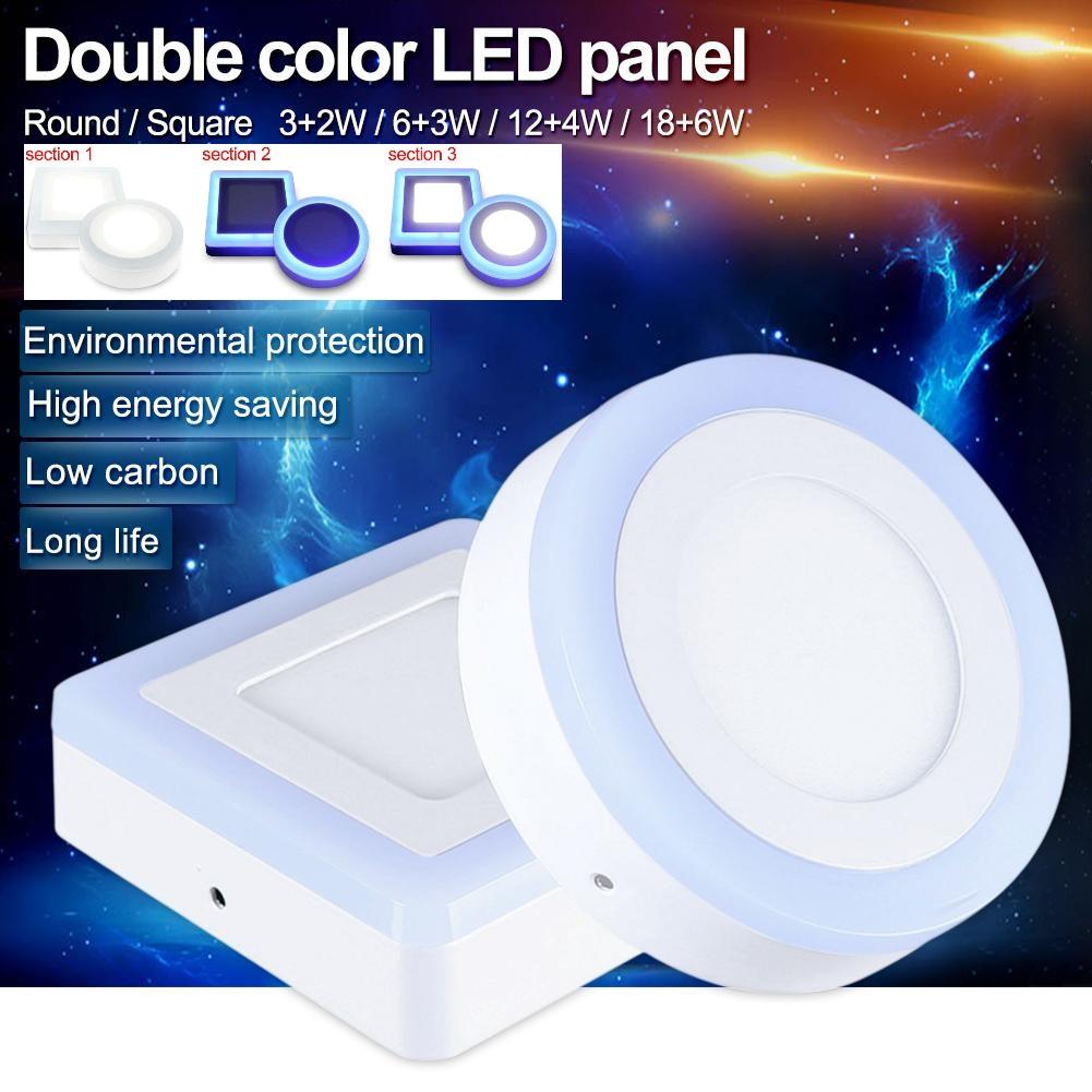 Original Zupplier 3-Way Surface Panel 3w+3w 6w+3w 12w+4w Blue Edge ...