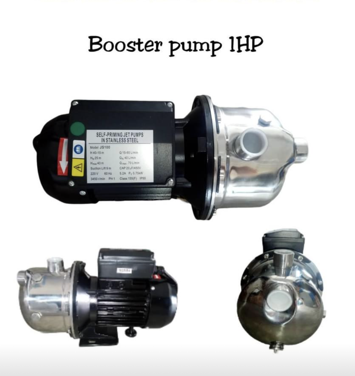Hydropure booster pump BJZ-100 1hp/BJZ-150 1.5hp | Lazada PH