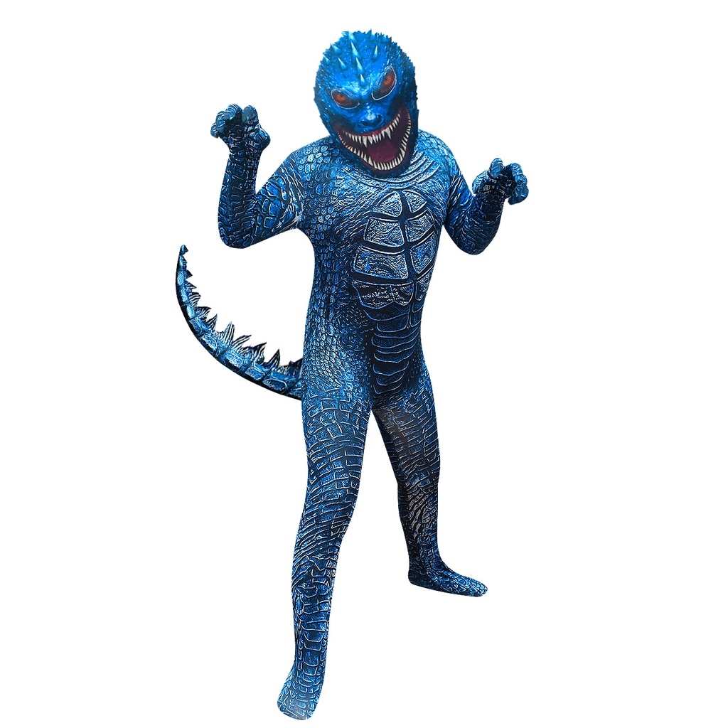 new Halloween Costumes Godzilla Cosplay Costume for Kids Performance ...