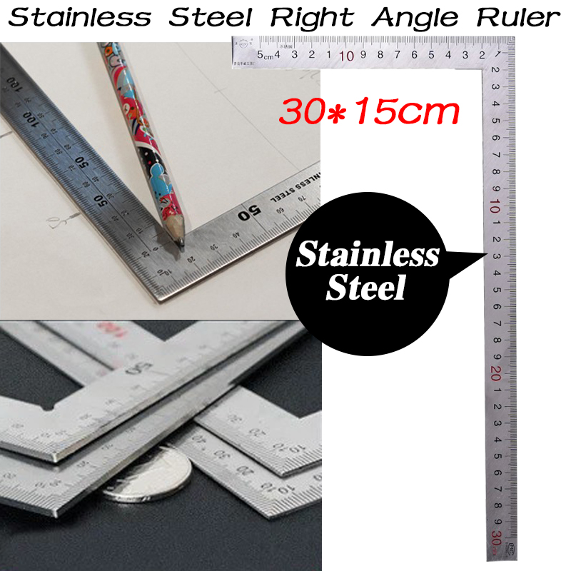 1pc Metal Steel Square Set 90 Degree Angle Metric Try Mitre Square ...