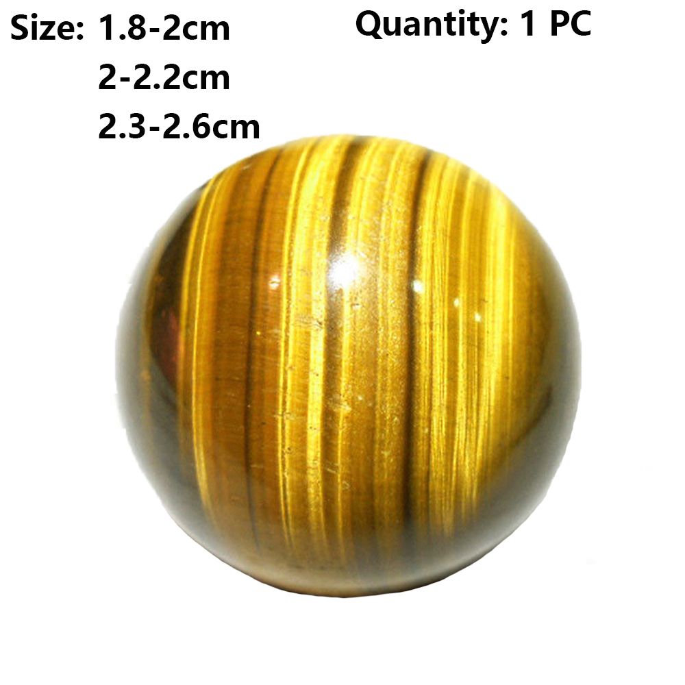 2YAO2YAO 1 PC Round Stone Home Decoration Raw Gemstone Jewelry Making ...